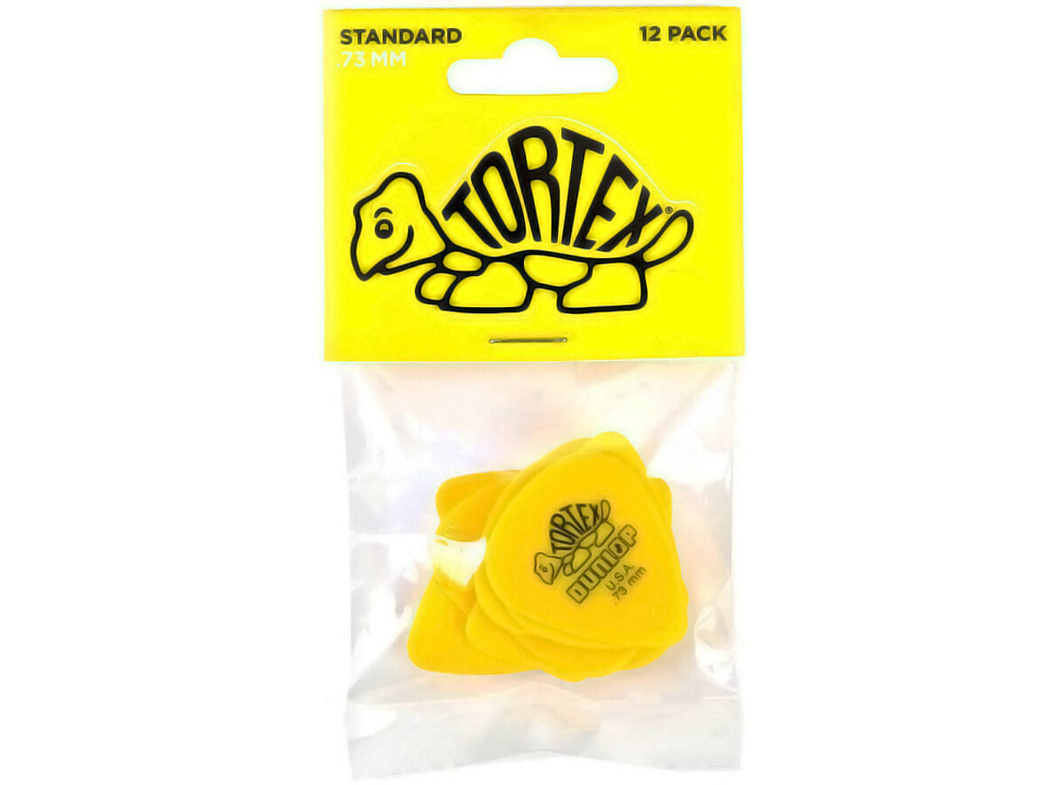 Набор медиаторов 0.73mm Dunlop 418P.73 Tortex Standard 12шт