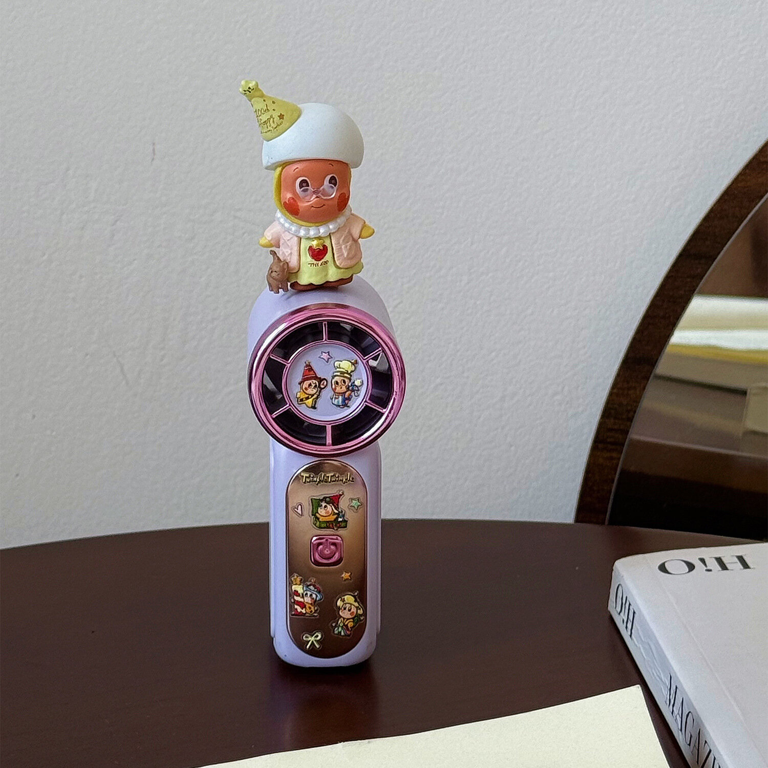 Портативный вентилятор Cute star, портативный для улицы, маленький вентилятор, перезаряжаемый через USB, ручной вентилятор