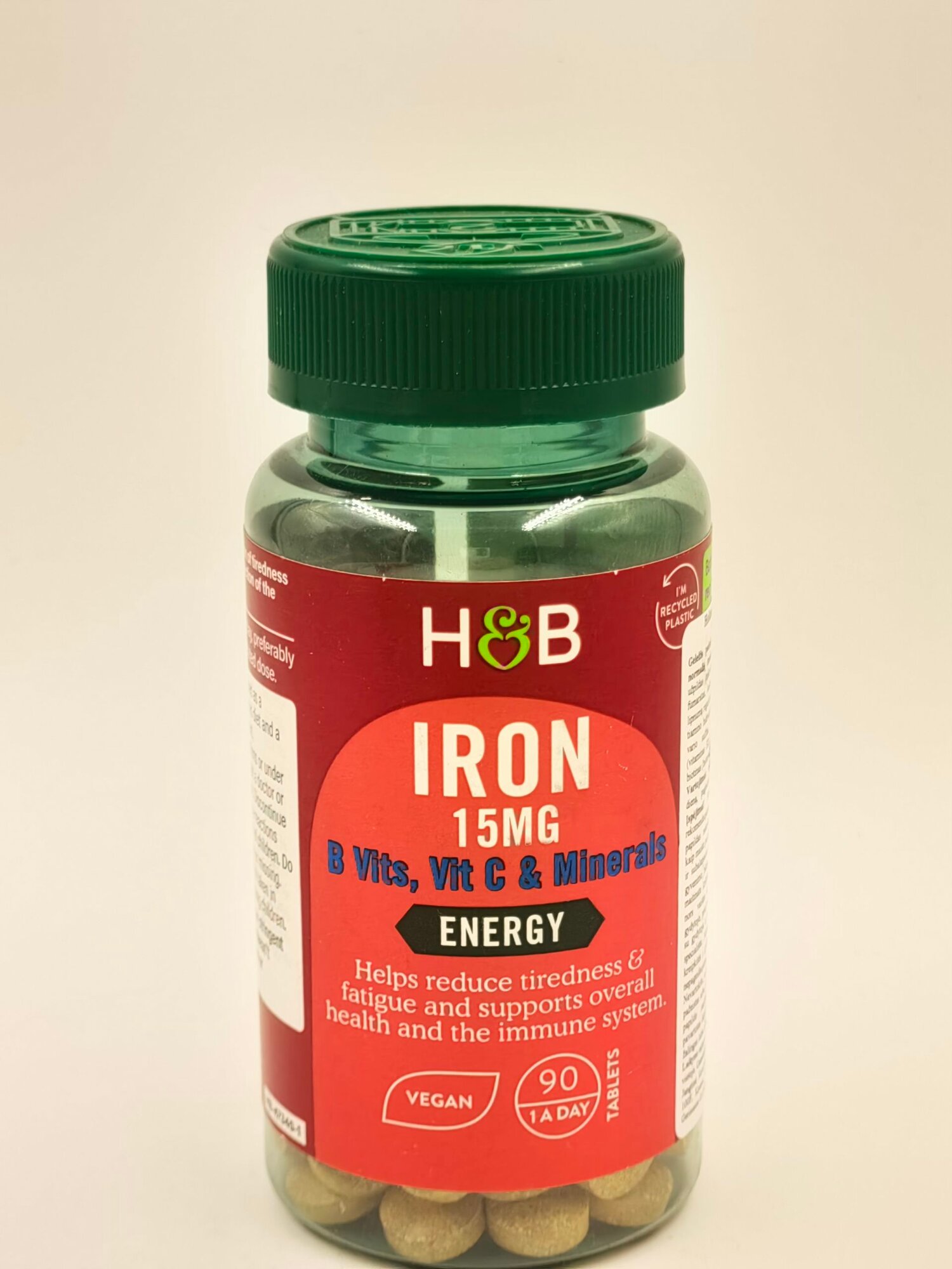 Holland & Barrett Витамины С, В и железо, 90 таблеток (Великобритания)