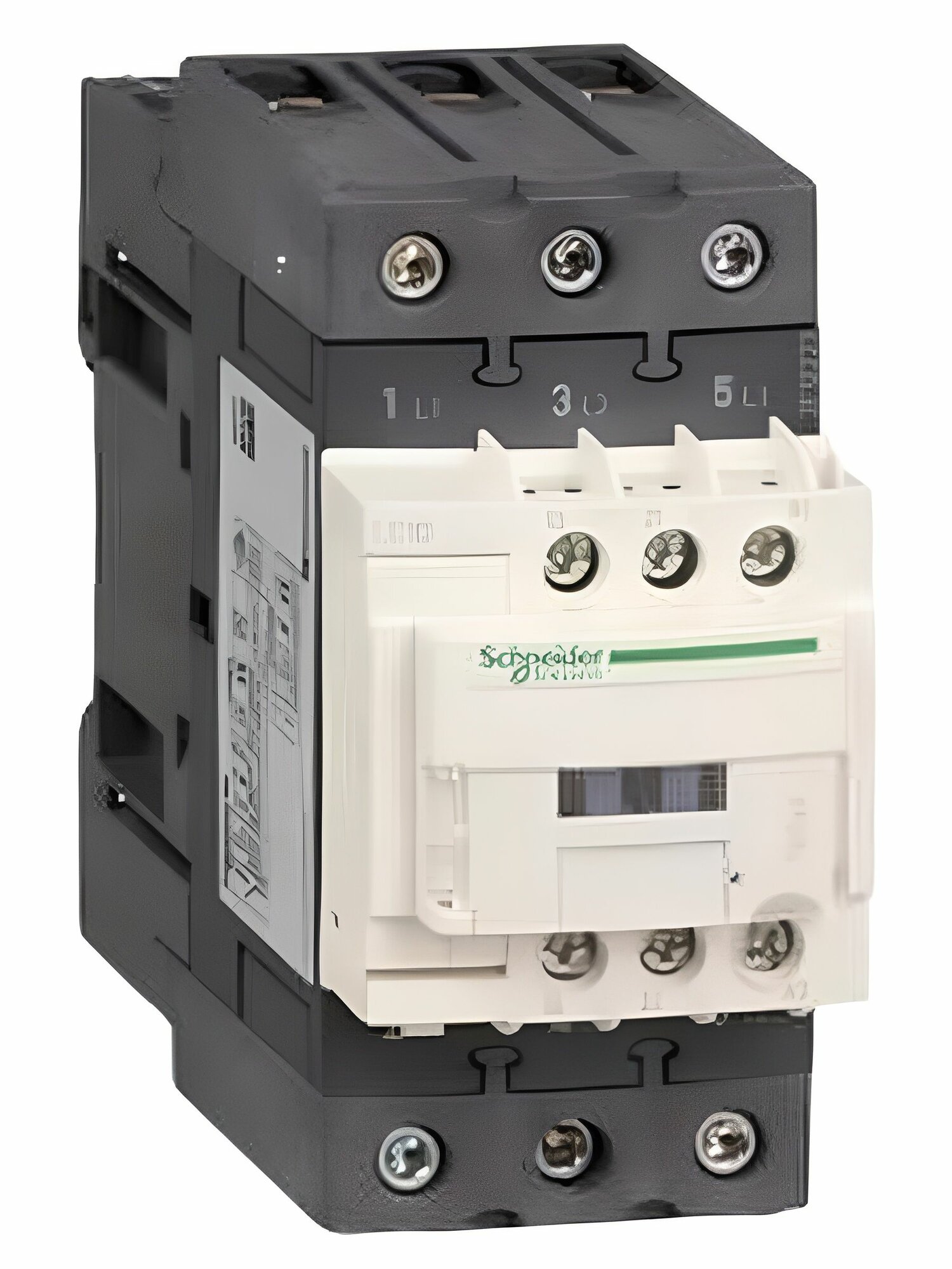 LC1D40AP7 Schneider Electric, Контактор, 3п, 40А AC-3, Uкат. 230V AC, присоединение Everlink, доп. контакты: 1но+1нз.