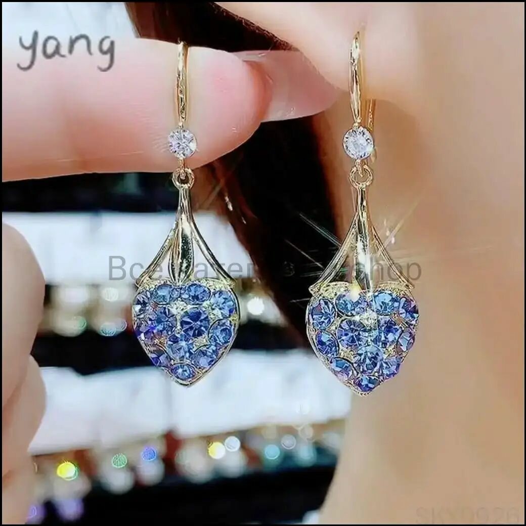 Серьги люстры