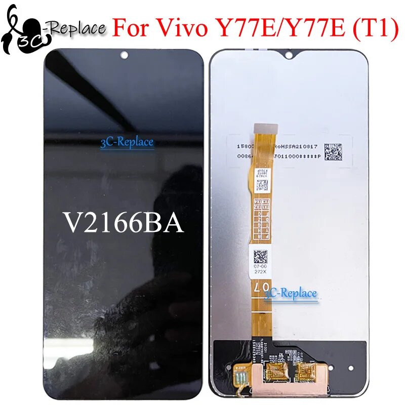 Дисплей ЖК сенсорный для Vivo Y77E T1, черный