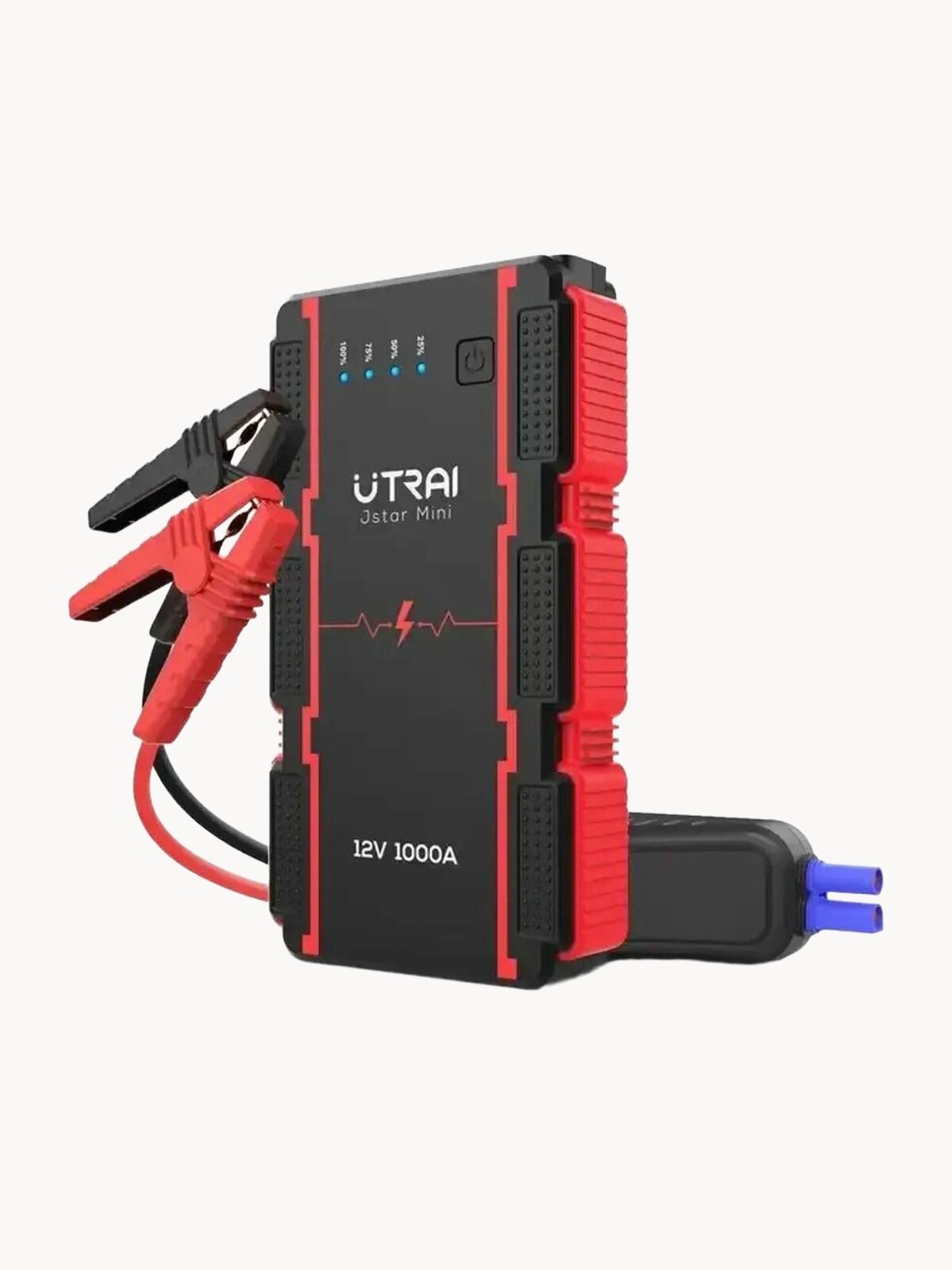 Портативное пусковое зарядное устройство с воздушным компрессором 1000A для автомобиля/ Power Bank/ ПЗУ/