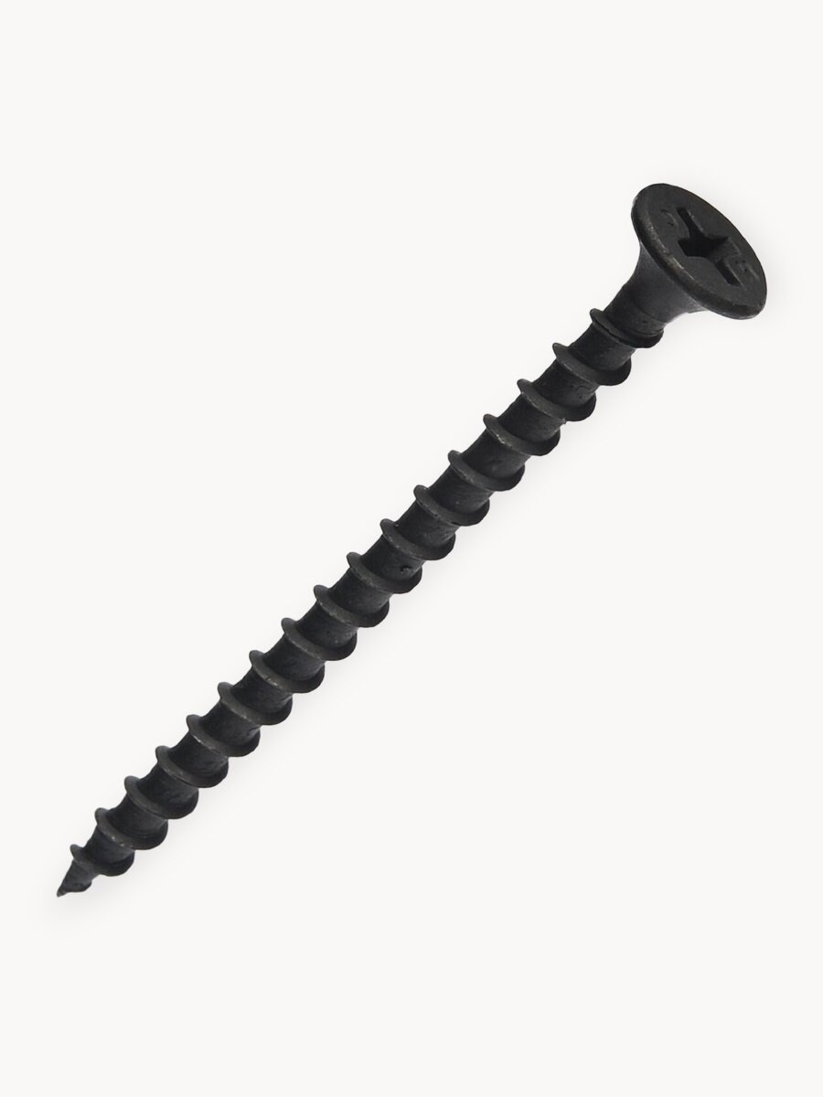 Саморез для крепления ГКЛ к дереву 3,5x55, 1кг в пакете Металлсервис