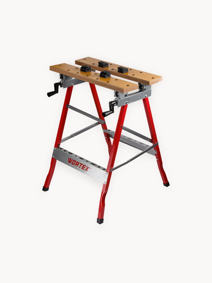Верстак складной столярный WORTEX WB 1560 с функцией тисков (1334737)
