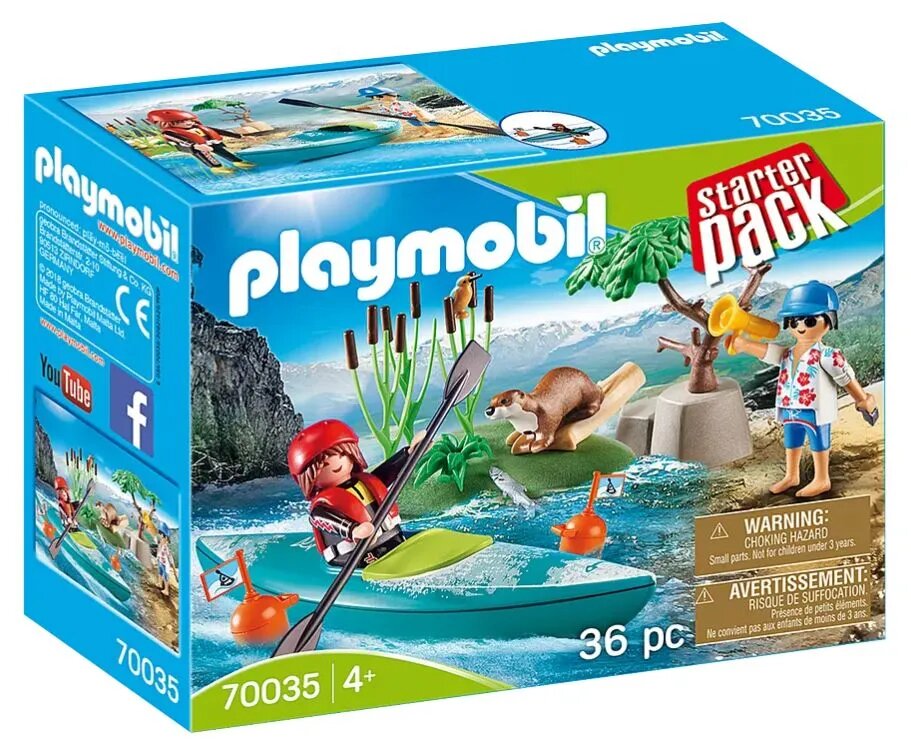 Playmobil-Мир Моби: Тренировка на каноэ-70035