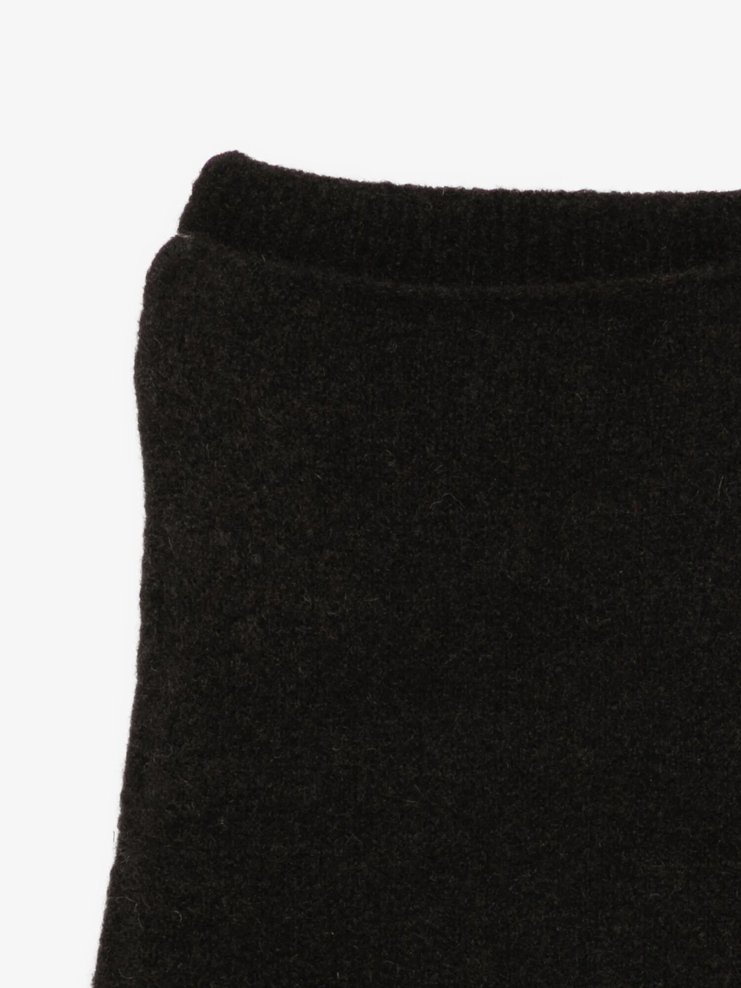 Шарф Isabel Benenato Ribbed-knit snood для мальчиков, коричневый — фото 1