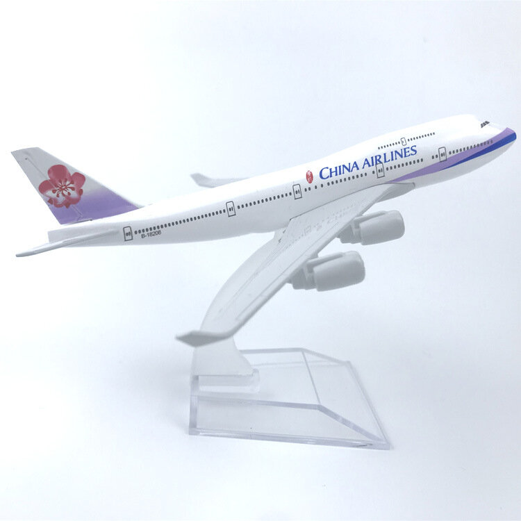 Модель Боинг 747 16 см из сплава с логотипом Чайна Эйрлайнз