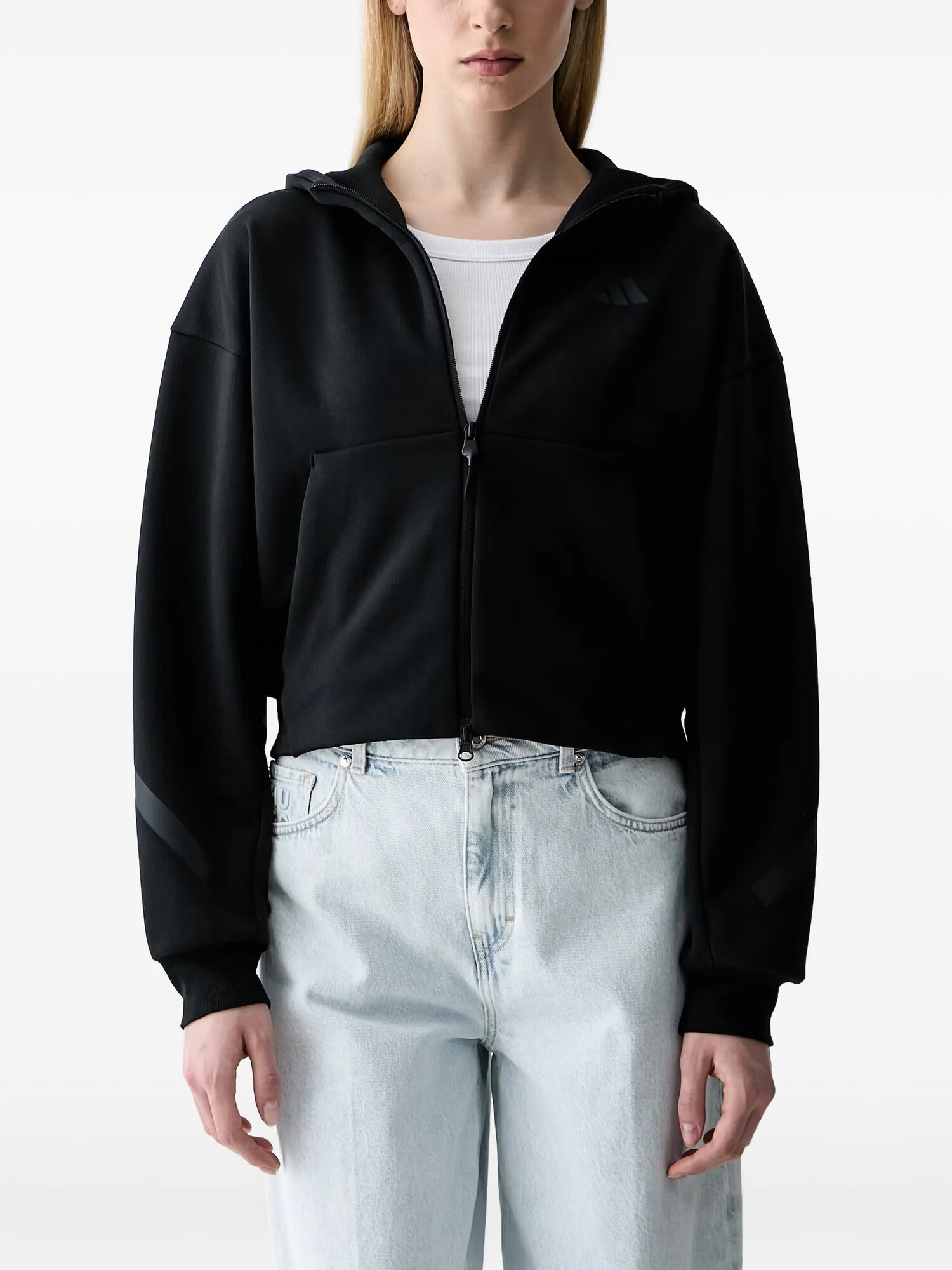 Худи Logo-print zip-up hoodie