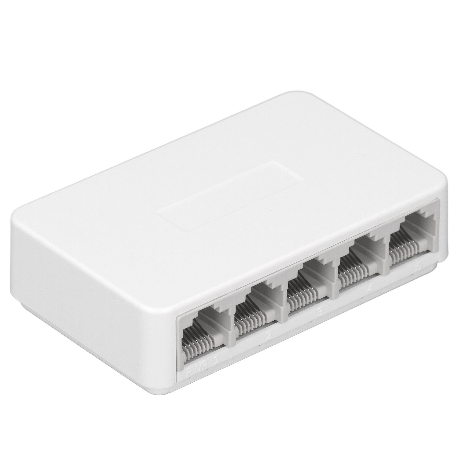 Сетевой коммутатор Ethernet, 5 портов, разветвитель Ethernet, сетевой коммутатор 1,0 Гбит/с, концентратор для дома, вилка европейского стандарта, 100‑240 В