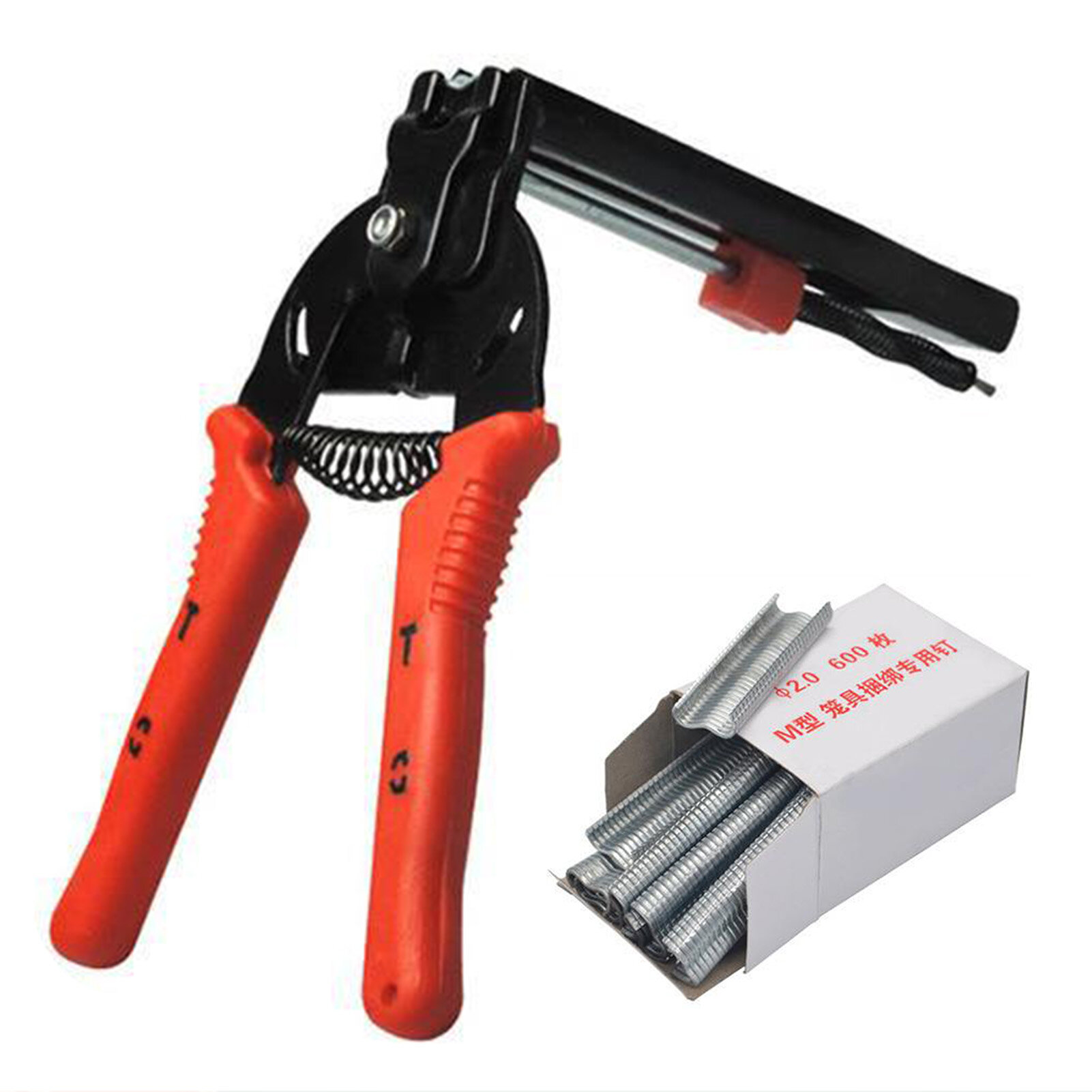 Плоскогубцы для клеток, зажимы для проволоки для кроликов, уток и голубей, ручная сборка, сельскохозяйственные инструменты, марганцевая сталь с гвоздем М.