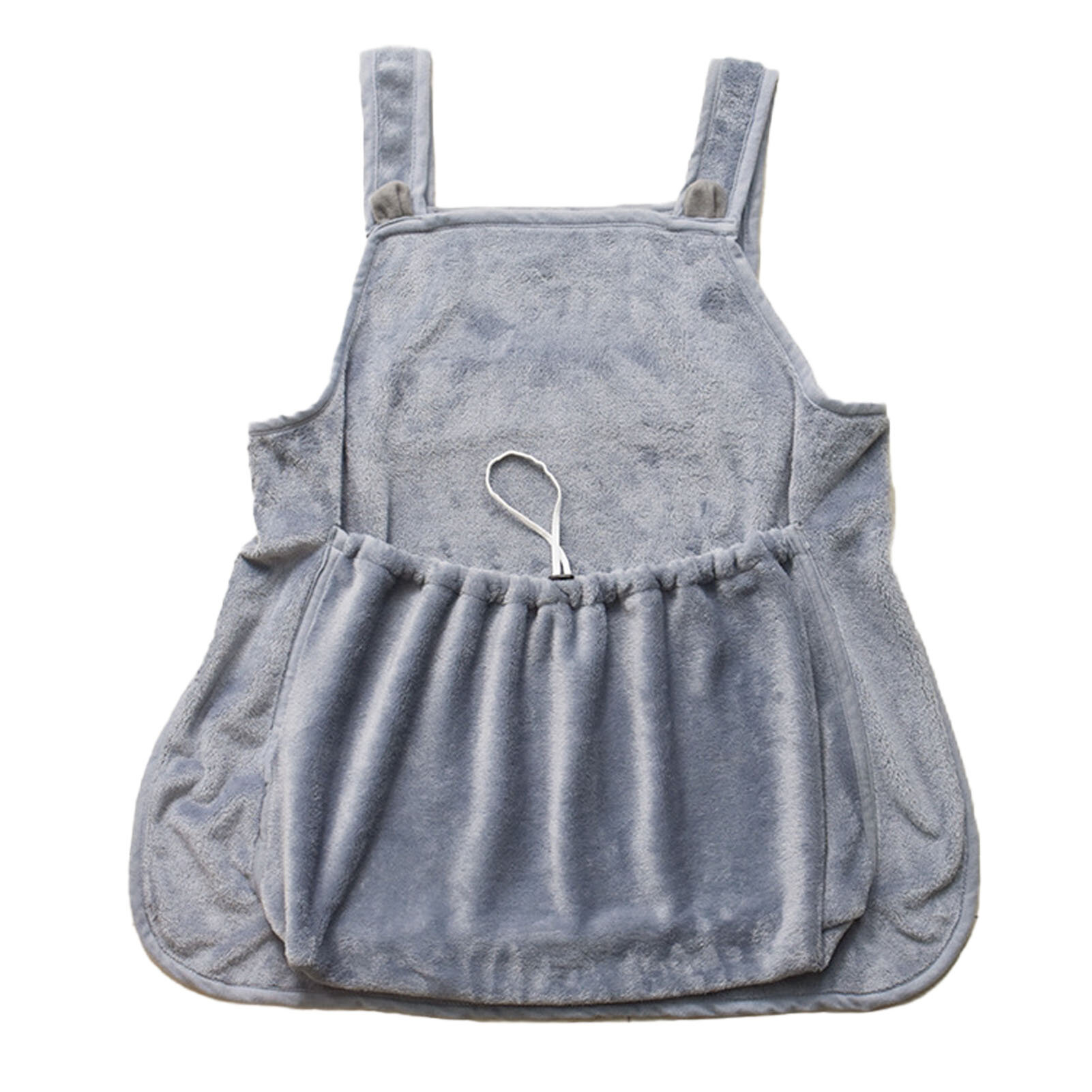 Накидка-переноска для кошки со спальным карманом, большим отверстием на шнурке, держателем для питомца и регулируемым поясным ремнем.