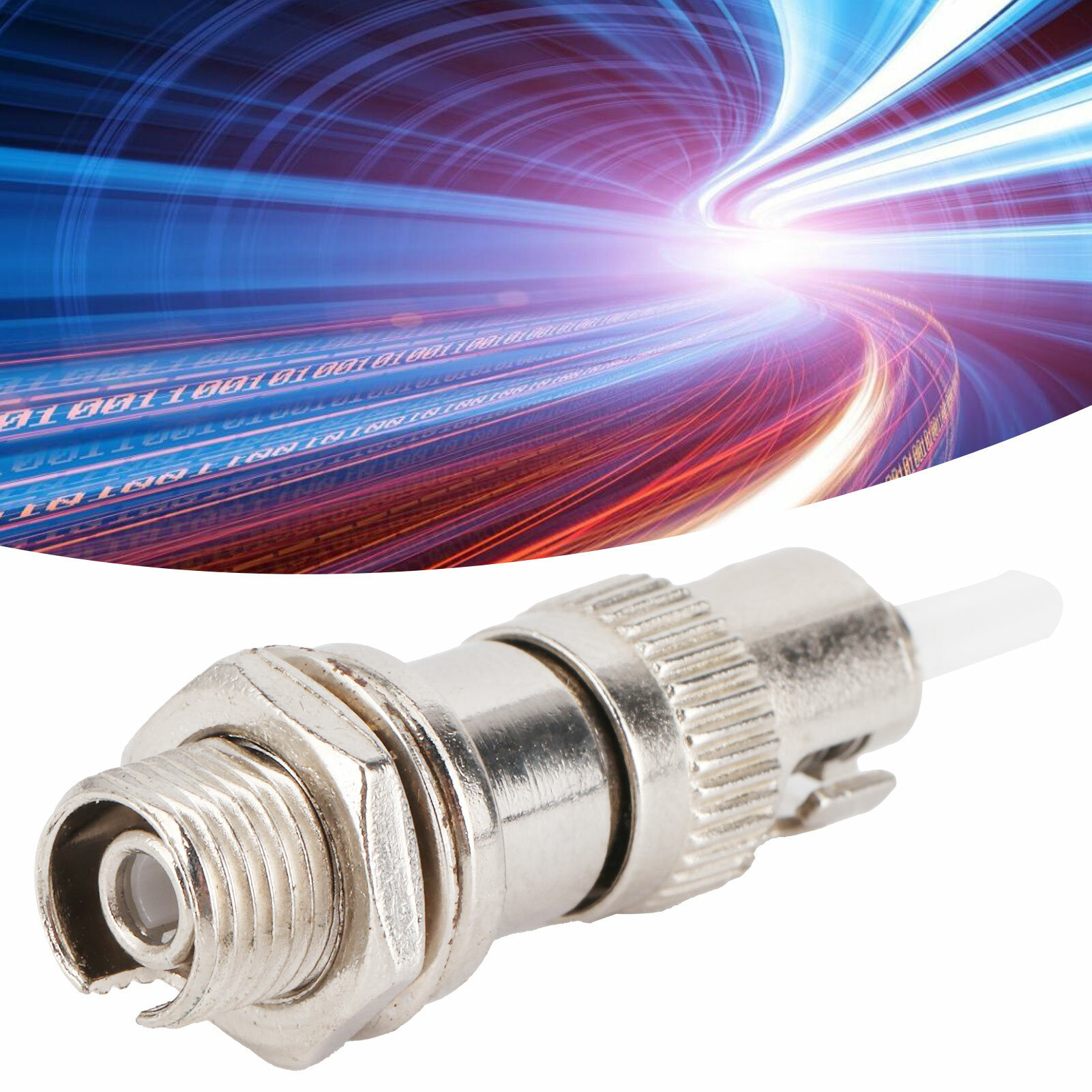 Разъем оптоволоконного адаптера ST папа мама переходника преобразователя FC операторского класса