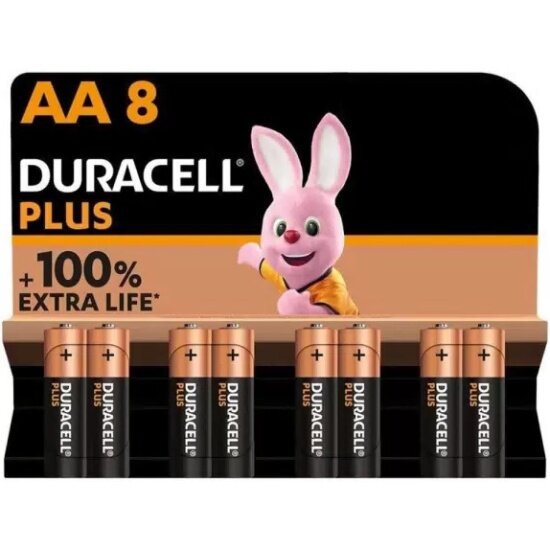Элемент питания Duracell Plus LR6 AA бл 8