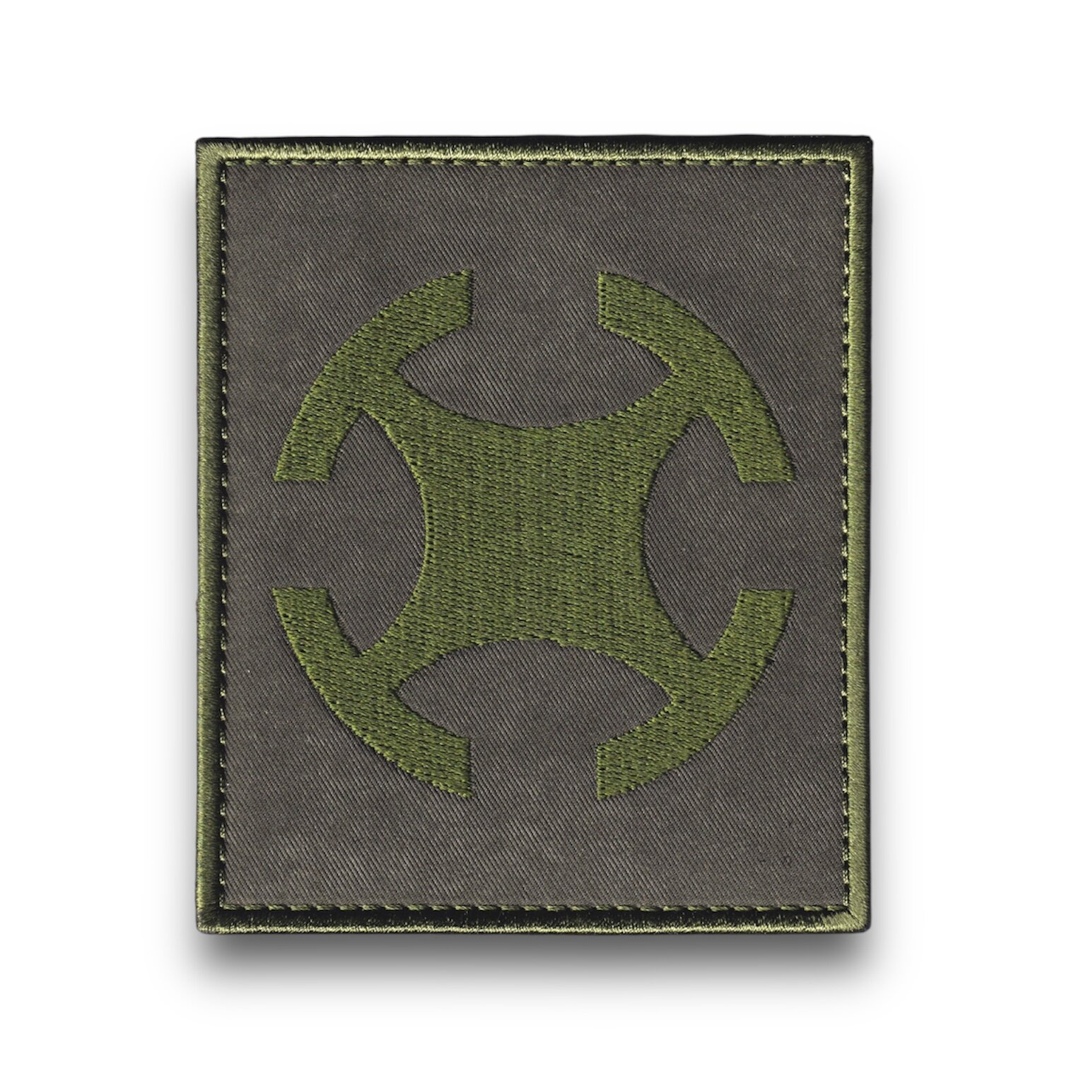 Нашивка ( Шеврон ) На Рукав Оператор БПЛА С Эмблемой Полевая Оливковая (Полевой оливковый / На липучке)