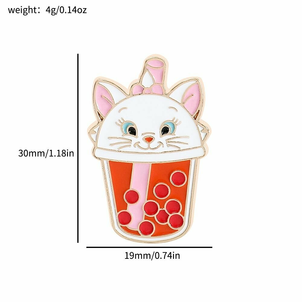 MINISO Брошь с персонажем мультфильма Диснея, личность, креативная анимация, периферийный элемент, милый, очень милый, высококачественный металлический значок, аксессуары