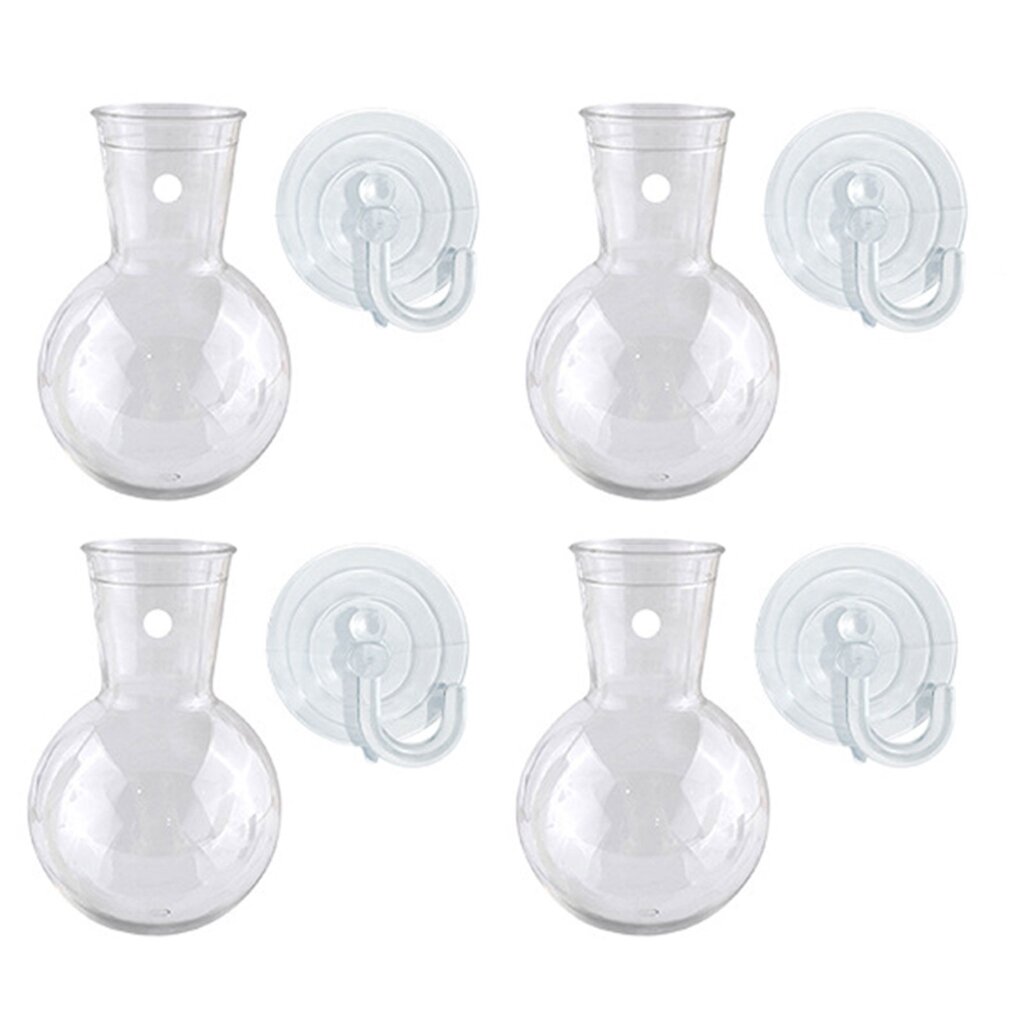 Набор акриловых подвесных ваз для цветов