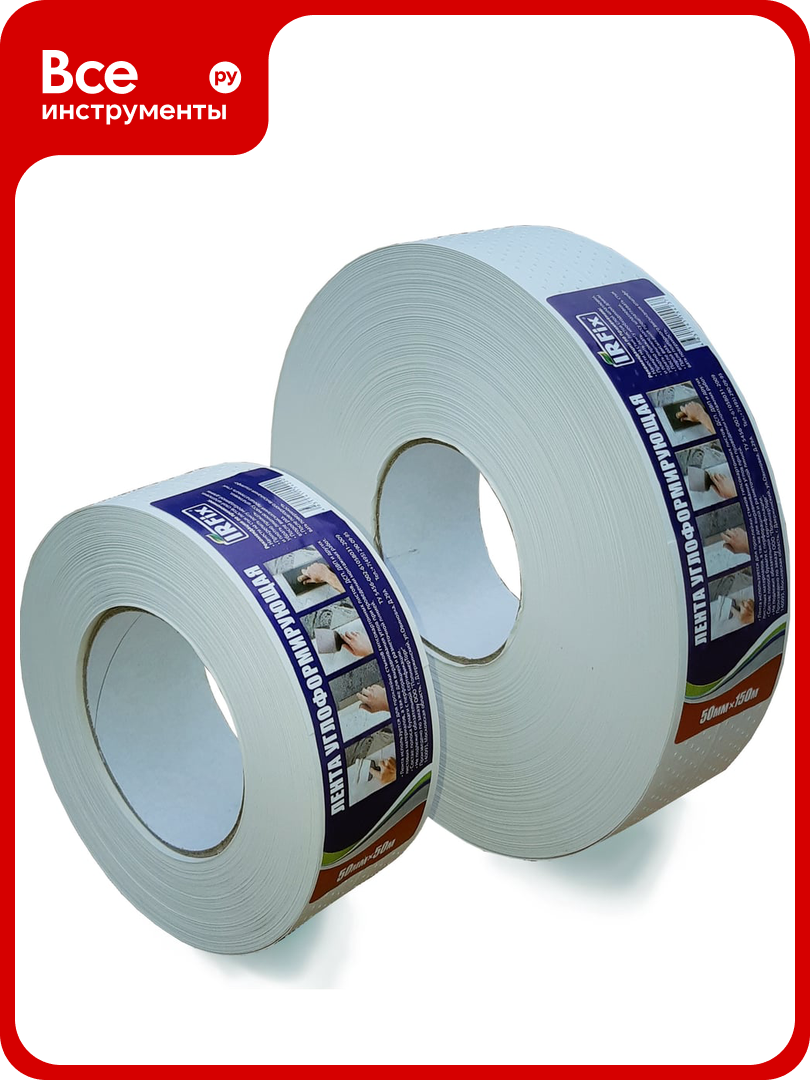 Бумажная углоформирующая лента IRFIX, белый цвет, из прочной бумаги, предназначена для защиты углов при упаковке