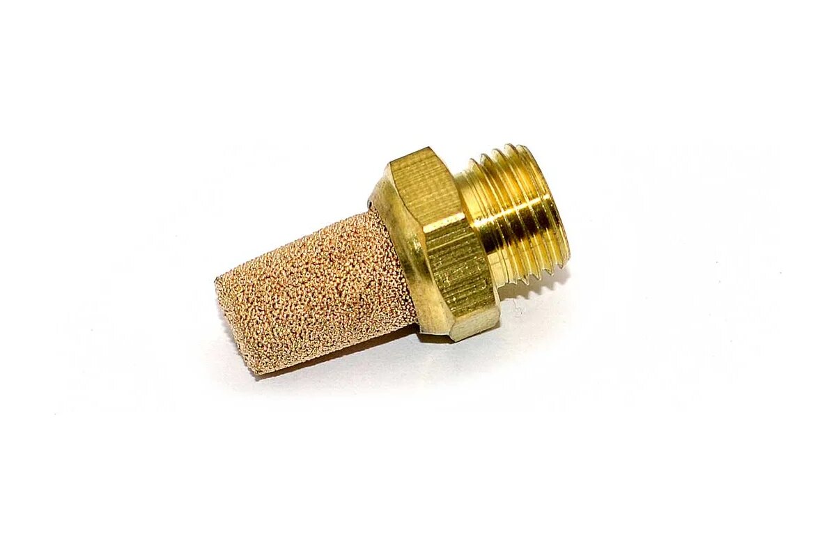 HIMPT глушитель выхлопа латунный с наружной резьбой BSL 02 (R1/4') 00-00013918