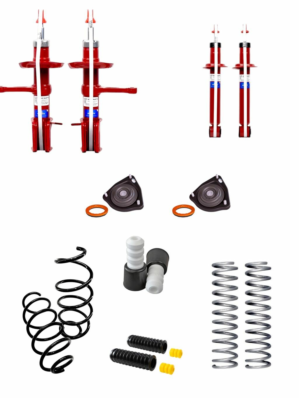 Полный комплект стоек DEMFI Гранта 2190 "премиум"