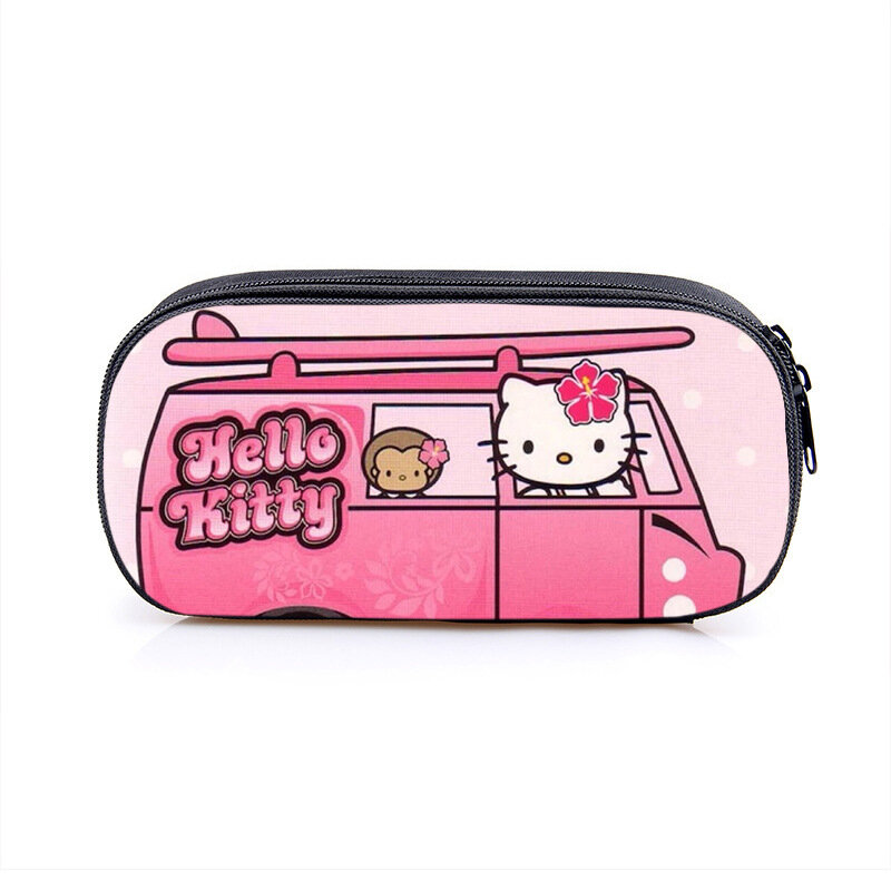 Пенал "Hellokitty", для студентов, большой, многофункциональный, 25 цветов