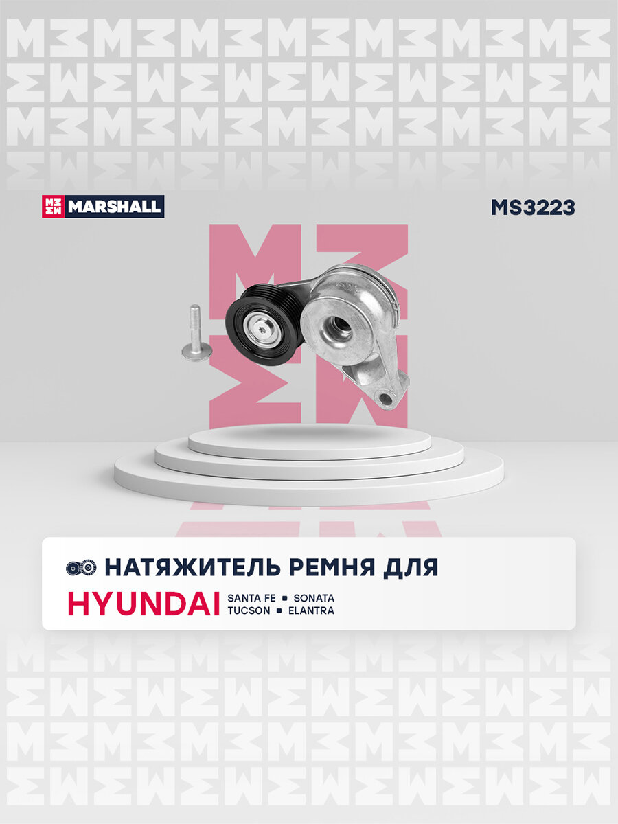 Натяжитель ремня HYUNDAI хендай Santa Fe, Sonata Соната, Tucson туксон, Elantra Элантра; KIA КИА Optima Оптима, Sportage Спортэйдж, Sorento Соренто 252812E355
