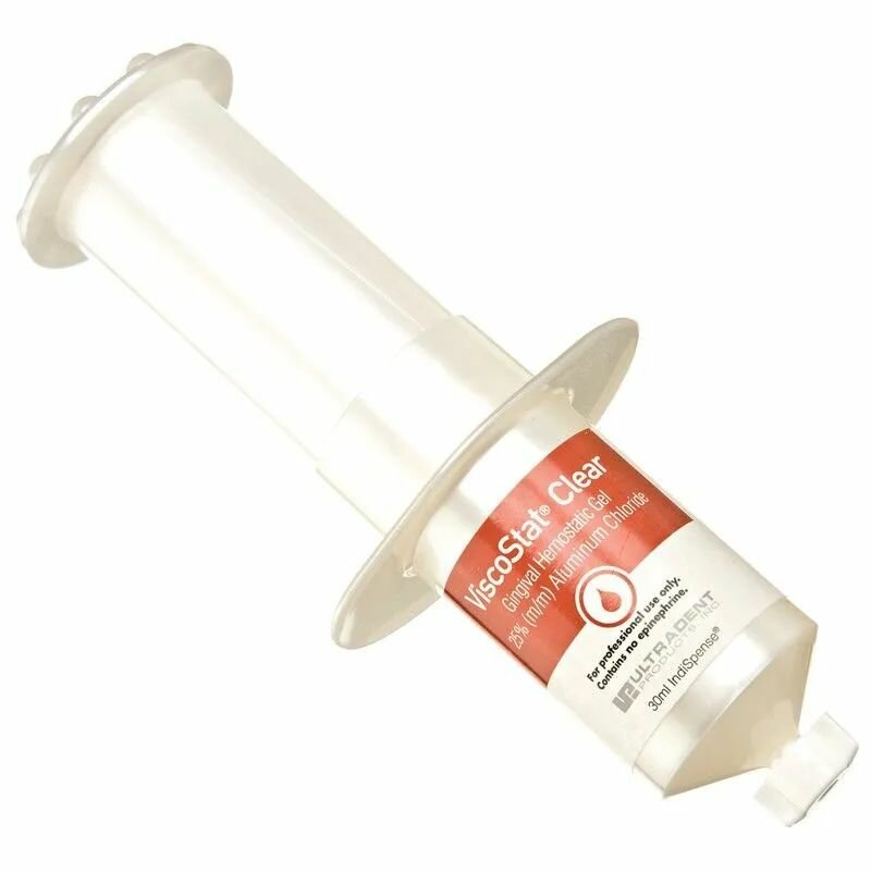 ВискоСтат гемостатический гель для ретракции (ViscoStat Clear) прозрачный, шприц 30мл. Ultradent