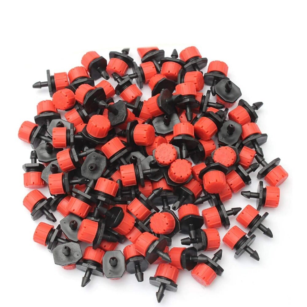 Форсунки (оросители) системы полива, 50 шт, регулируемые, 8 отверстий