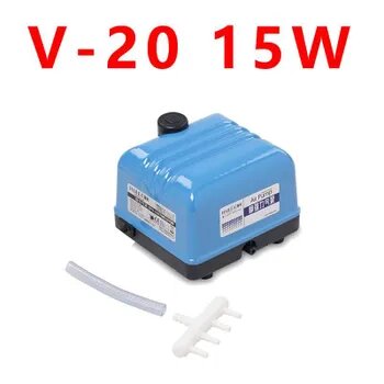 Компрессор Hialeah V-20, мембранный воздушный насос, 15 Вт 20Л/мин, шунт на 4 отверстия