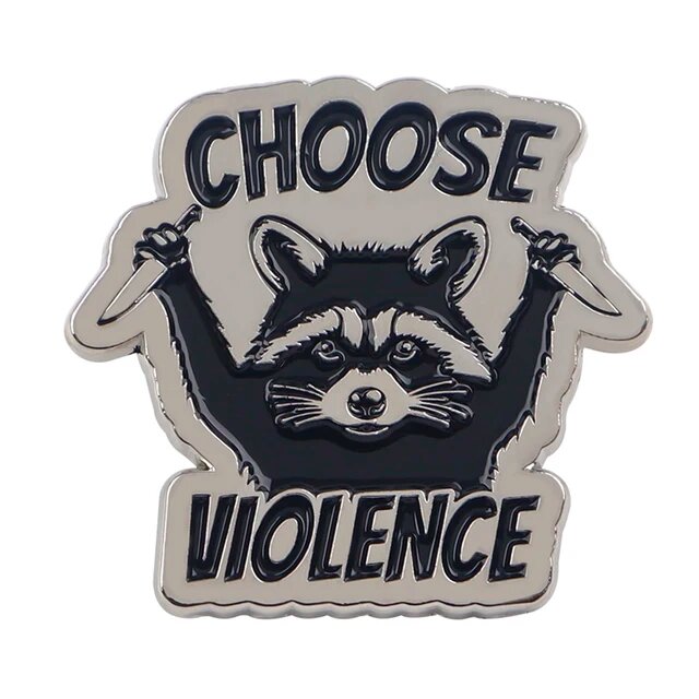 Эмалированная булавка с цитатами для голосования, милая брошь в виде енота, сосны, булавки для лацканов, значок на рюкзак, аксессуары для одежды, забавные украшения, подарки учителю