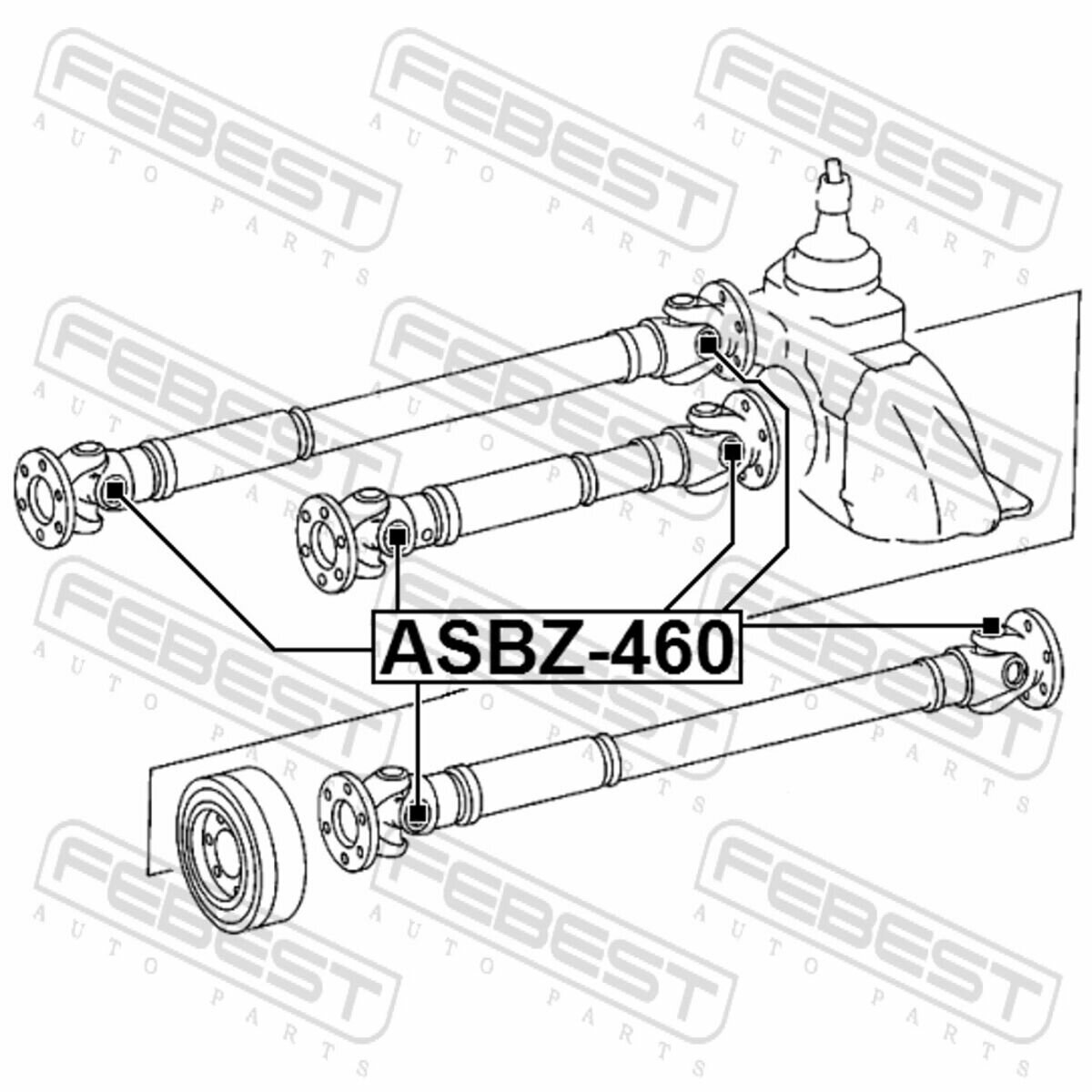 Крестовина Карданного Вала 31X88(Febest Asbz-460)