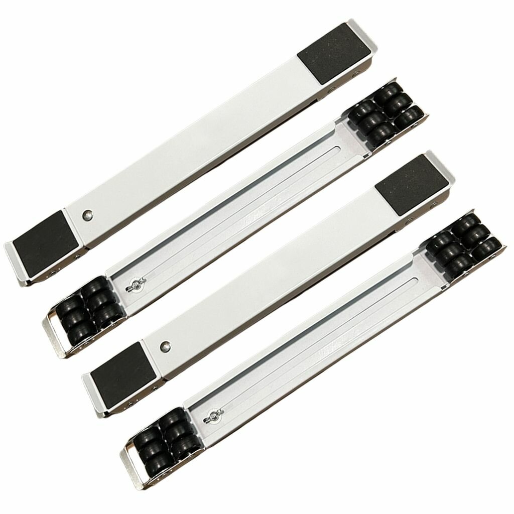 Набор регулируемых роликов для бытовой техники. Выдвижное основание тяжелых условий эксплуатации легкого перемещения стиральных машин, сушилок и холодильников.