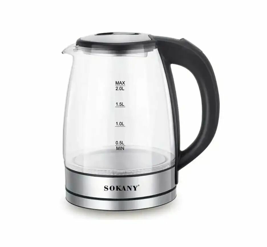 Электрический чайник SOKANY SK-SH-1098, 1500Вт, 2л.