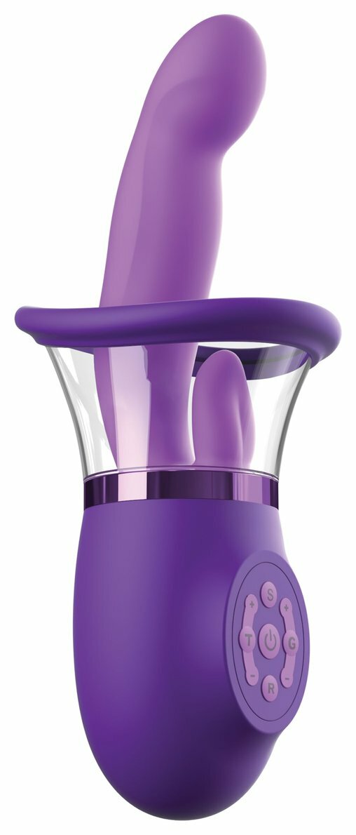 Фиолетовая помпа-вибратор Ultimate Pleasure Pro Plus Pipedream