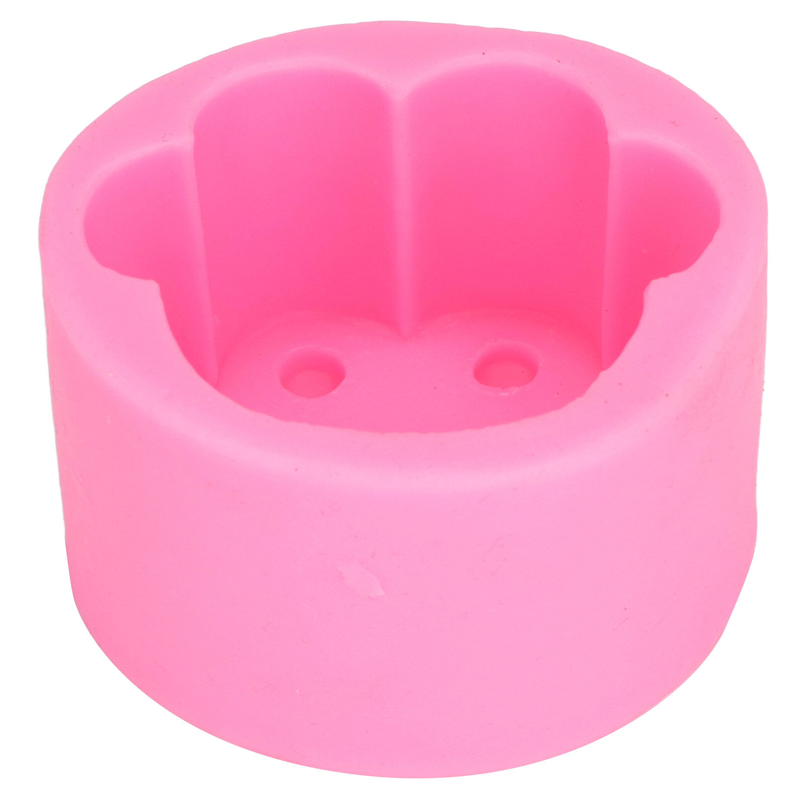 Силиконовая форма в виде кошачьей лапки, гибкая многоразовая форма для выпечки, для украшения торта помадкой, мягкая, антипригарная, розовая, размер 3 19-227