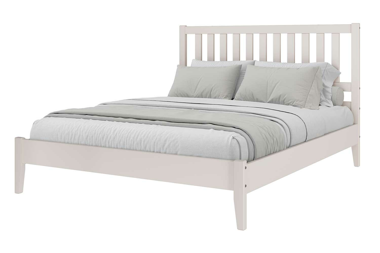 Кровать двуспальная Исланд, 160х200 см, основание в комплекте, цвет льняной