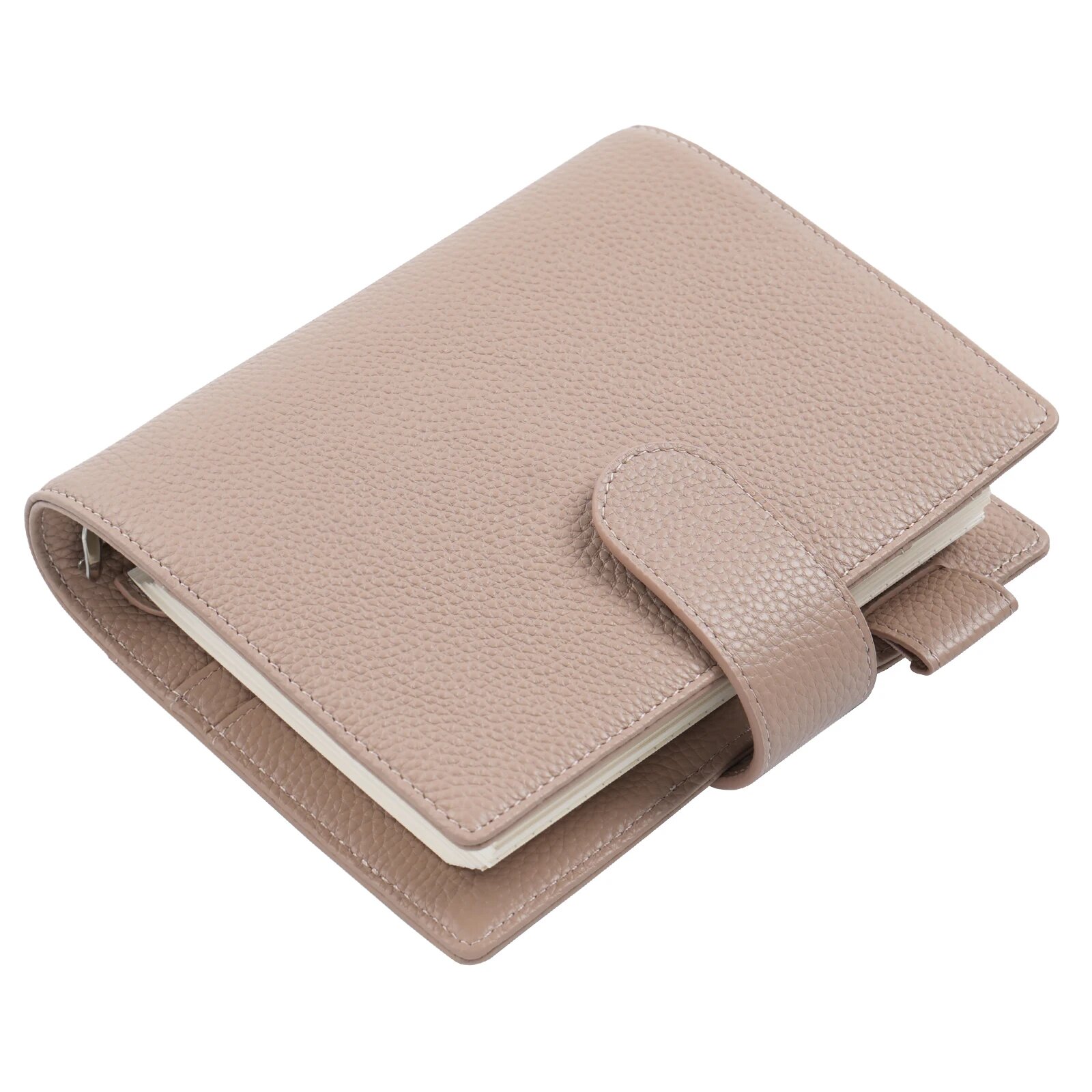 Планировщик Moterm Elite A6, бежевый, кожа Pebbled Taupe