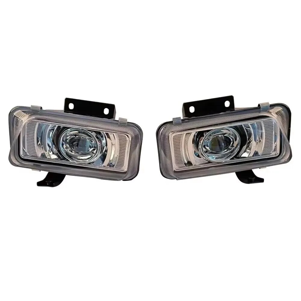 2 шт. для Isuzu ELF 700P противотуманный бампер противотуманные фары белый желтый свет грузовика 2008- противотуманные фары дальнего света Drl