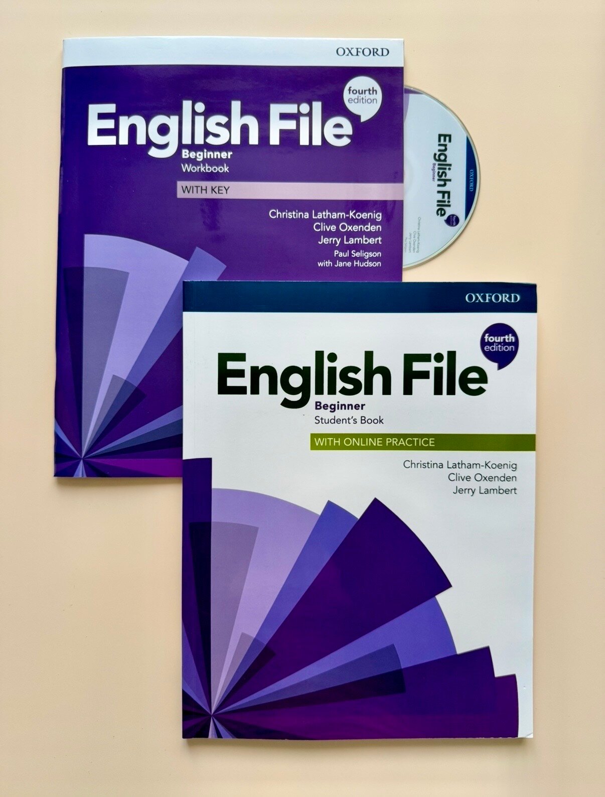 English File (Fourth Edition) Beginner Учебник+Тетрадь+CD