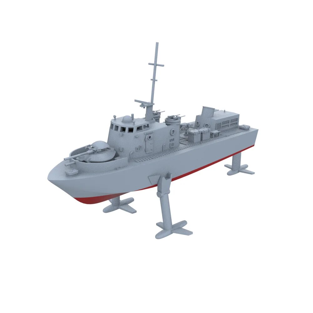 Модель военного корабля USS Flagstaff Class Patrol Gunboat PGH-1 SSMODEL SSC761 1/350 1/700 1/1250 1/72 700 scale full hull