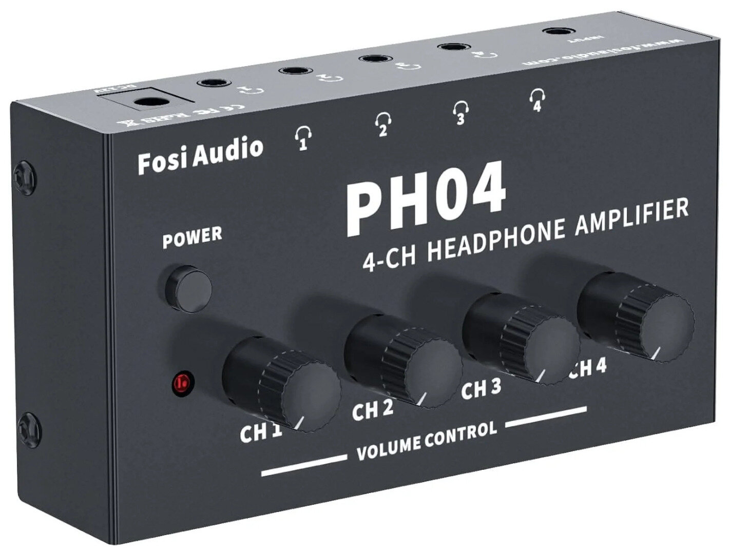 Fosi Audio PH04, черный, стацианарный усилитель