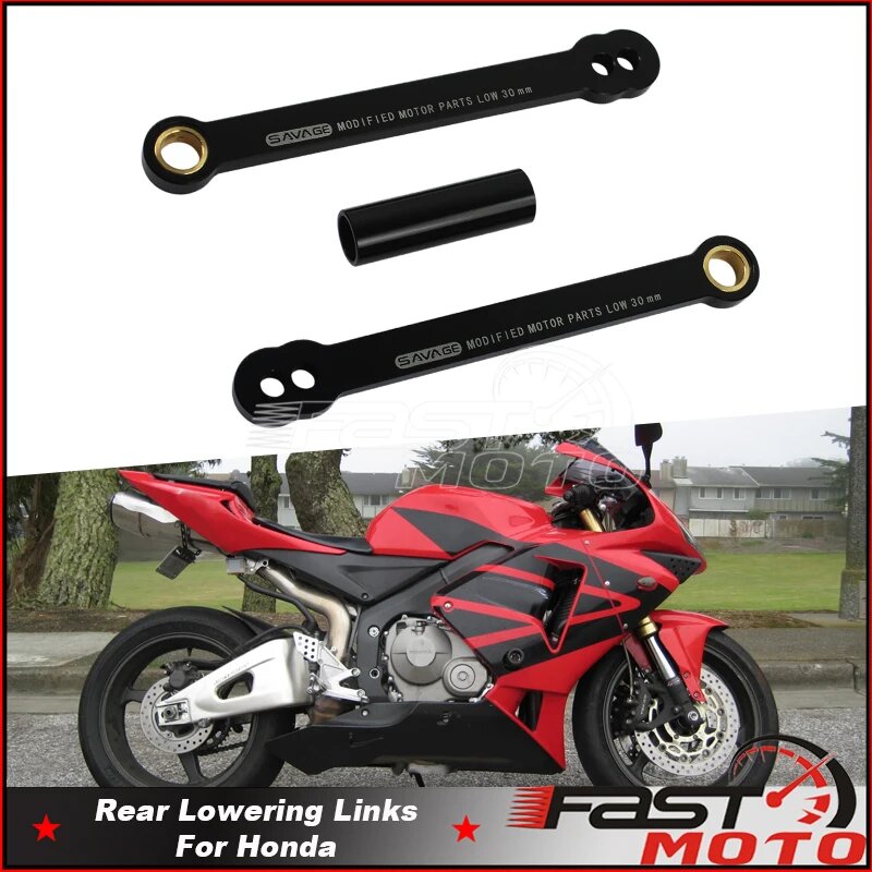 Алюминиевый комплект понижающих звеньев с ЧПУ, регулируемая задняя подушка для мотоцикла, рычаг подвески для Honda CBR1000RR CBR600RR 03-07