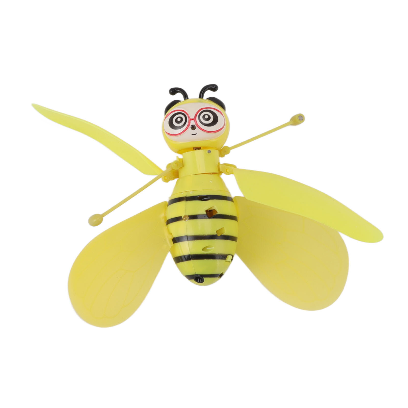 Игрушки Flying Bee для начинающих с интеллектуальной индукцией, автоматической защитой от выключения и светом, 1 шт, материал ABS, батарея литий-ионная 120mAh, время зарядки около 30мин, время работы 8-10мин, в комплект входят зарядный кабель и 2 лопасти