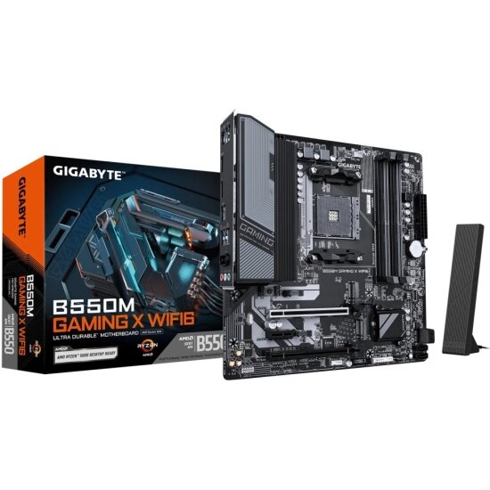 Материнская плата Gigabyte B550M GAMING X WIFI6 (AM4, mATX)