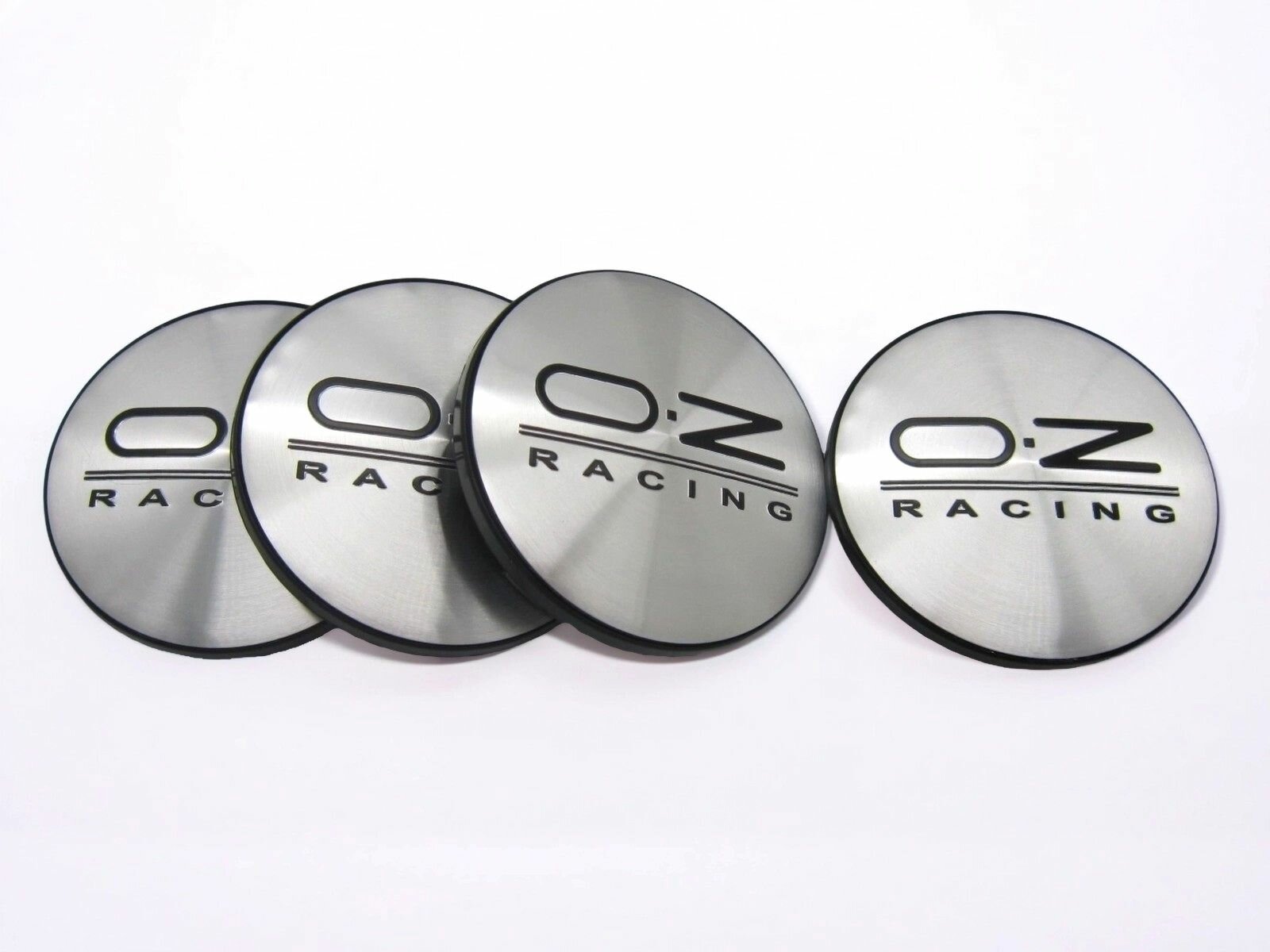 Колпачки заглушки на литые диски КиК OZ Racing chrome 62/55/10, комплект 4 шт.