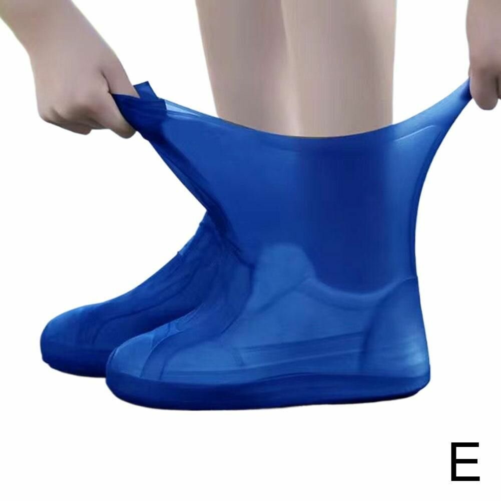 Утолщенный износостойкий водонепроницаемый чехол для дождевых сапог Портативный дождевик