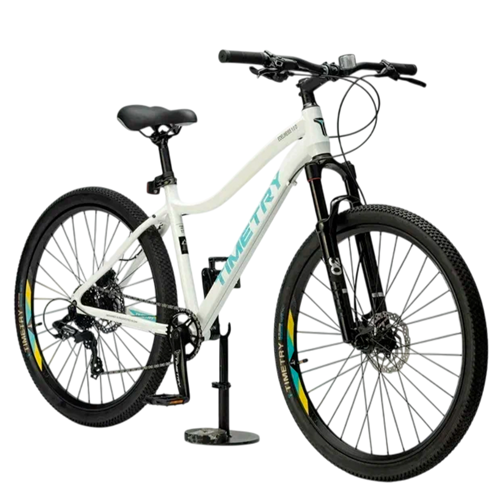 Горный велосипед BREND TIMETRY ORIGINAL TT328, диаметр колес 26", 8 скоростей, рама алюминий, белый