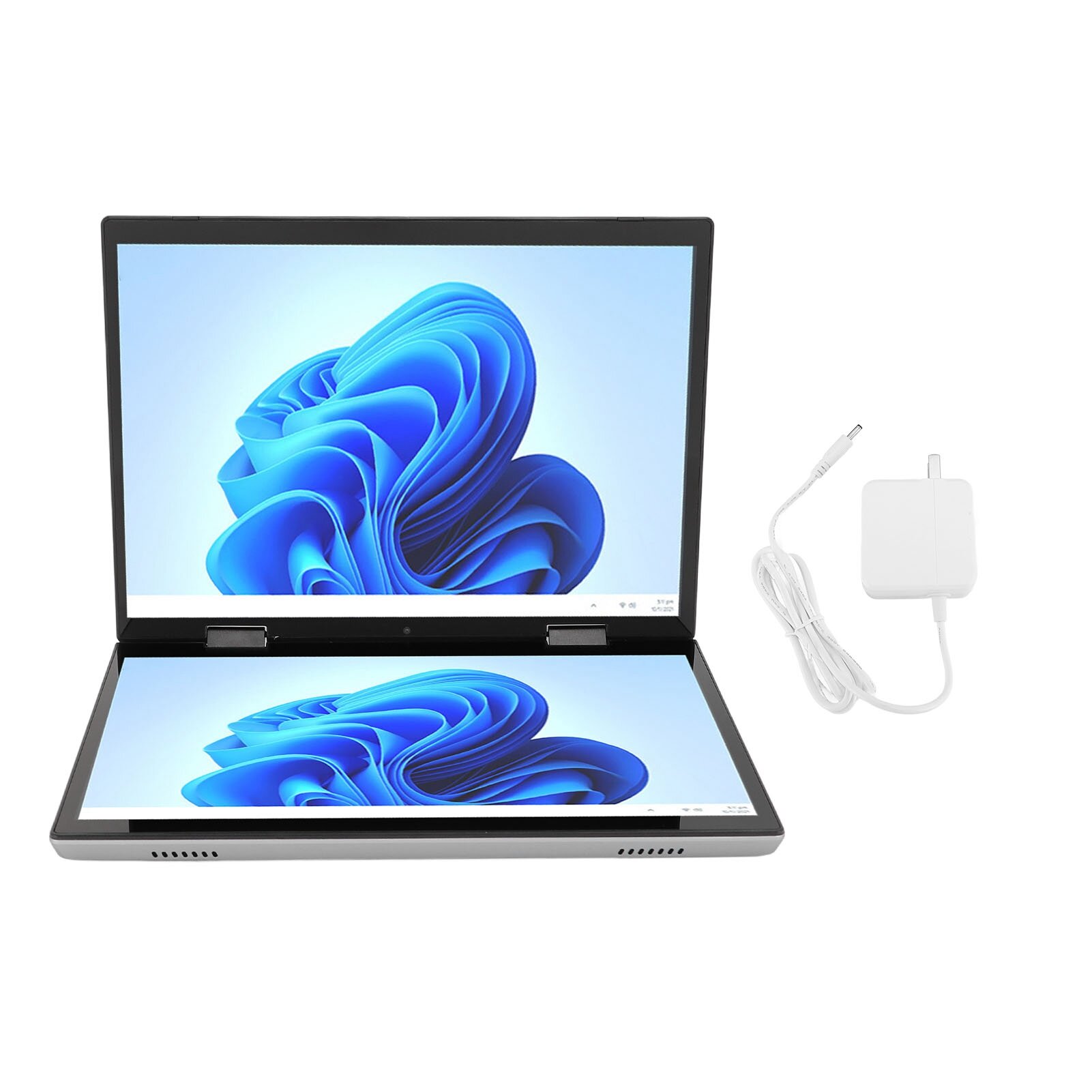 Двойной экранный ноутбук 4K 16GB LPDDR5 512GB M.2 SSD BT5.2 2MP Камера G Датчик двойной 10,5 -дюймовый сенсорный экран ноутбук для Win 11 Pro