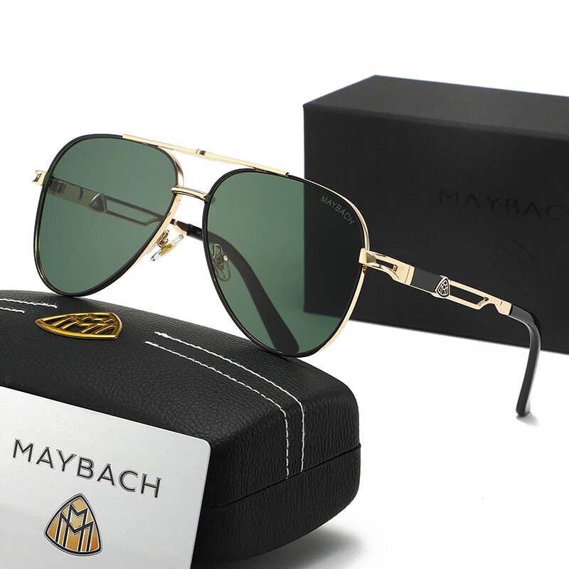 Автомобильные модные солнцезащитные очки для отдыха, элитные солнцезащитные очки для Maybach S Class GLS480 GLS600 S400 S450 S480 S500 S580 S600 S650 S680, уличные очки Gold Green