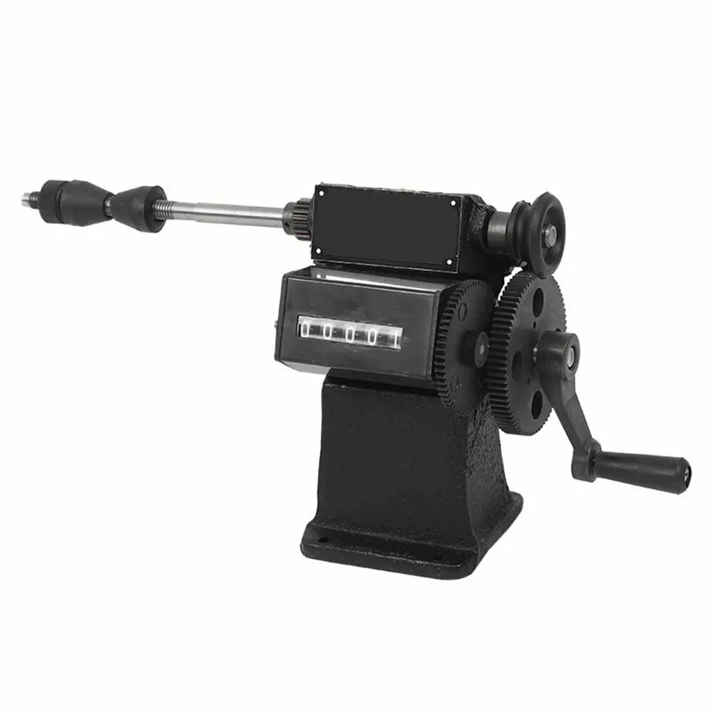 Ручной станок для намотки катушек 1/16"-1/2" со счетчиком витков для двигателей и гитарных звукоснимателей